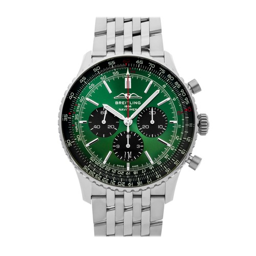 Neuf Breitling Navitimer B01 Chronographe 46 Vert Homme Montre ...
