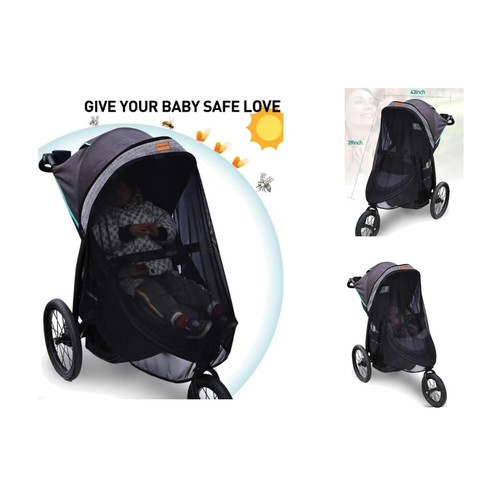 Lightweight UV Blocking Stroller Shade with Easy Installation - 39 ...