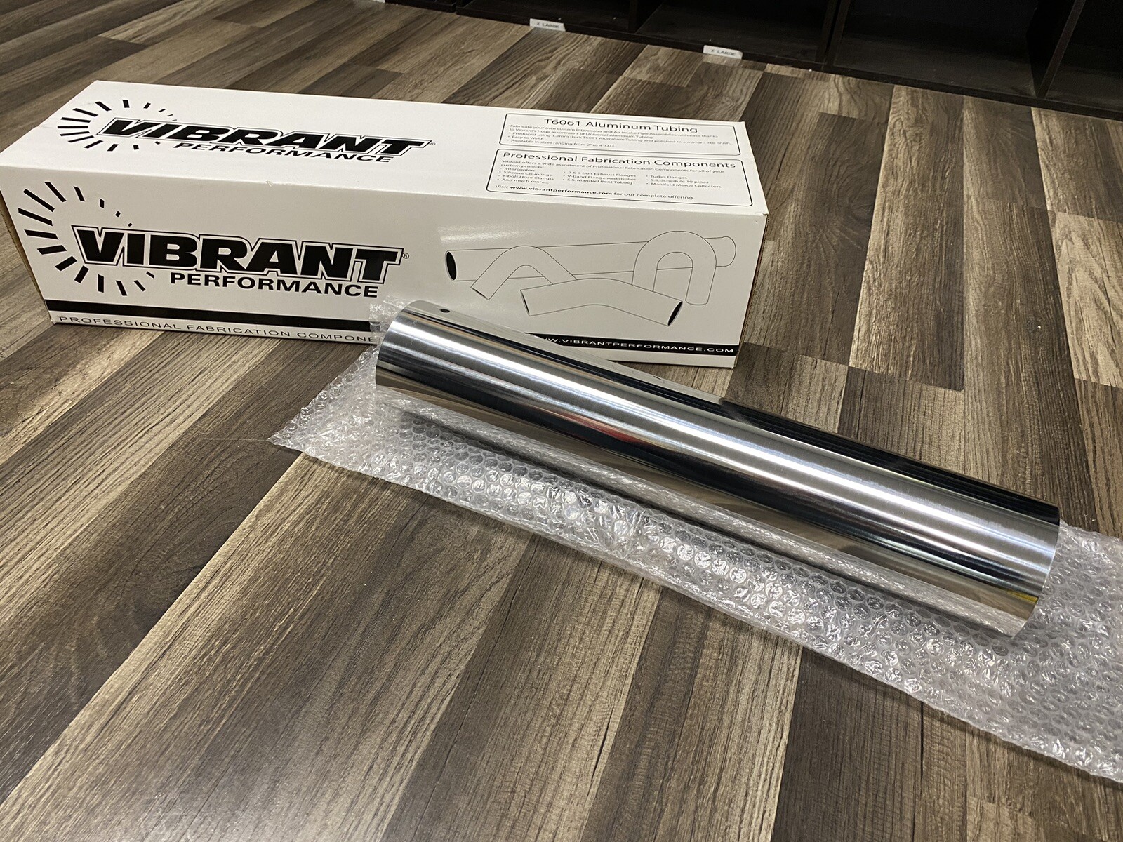 Vibrant 2892 3.5in O.D. Universal Aluminum Tubing 18in long Straight ...