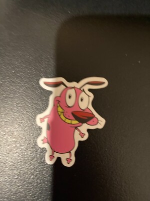 Cartoon sticker stickers scrapbooking courage the cowardly dog | eBay