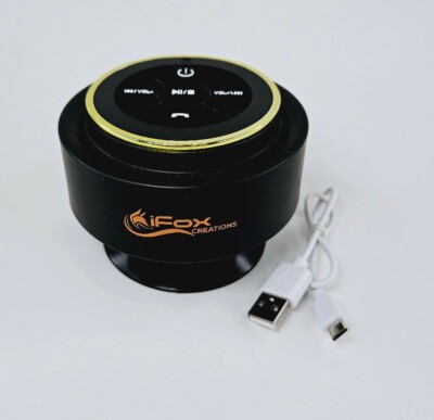 Ifox If012 Black Crystal Clear Sound IPX7 Waterproof Portable Bluetooth ...