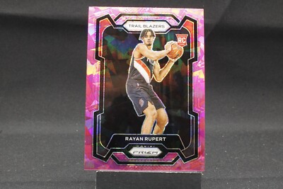 2023-24 NBA PANINI PRIZM RYAN RUPERT RC PINK CRACKED ICE # 140 | eBay