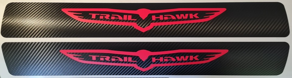 JEEP TRACKHAWK Premium 3M 2080 Door Sill Stickers (Set of 4) - High ...