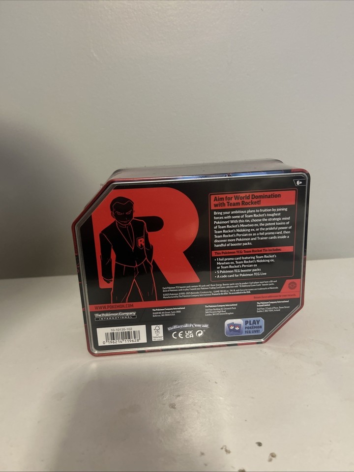 Destined Rivals Team Rocket Tin Nidoking ex New/Sealed - Pokemon TCG (5 ...