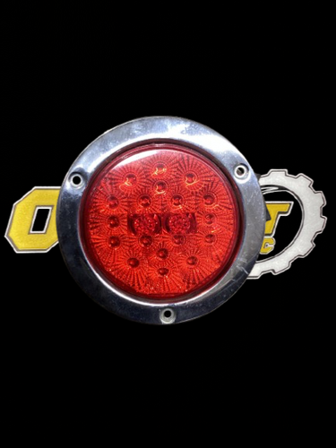 4” Round torsion RED Stop/ Tail/ Turn LED W plug And Bracket/Grand ...