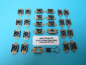 #10-32 Nutplate (25) NAS1791A3-1 Aircraft Special Aerospace Nut Plate ...