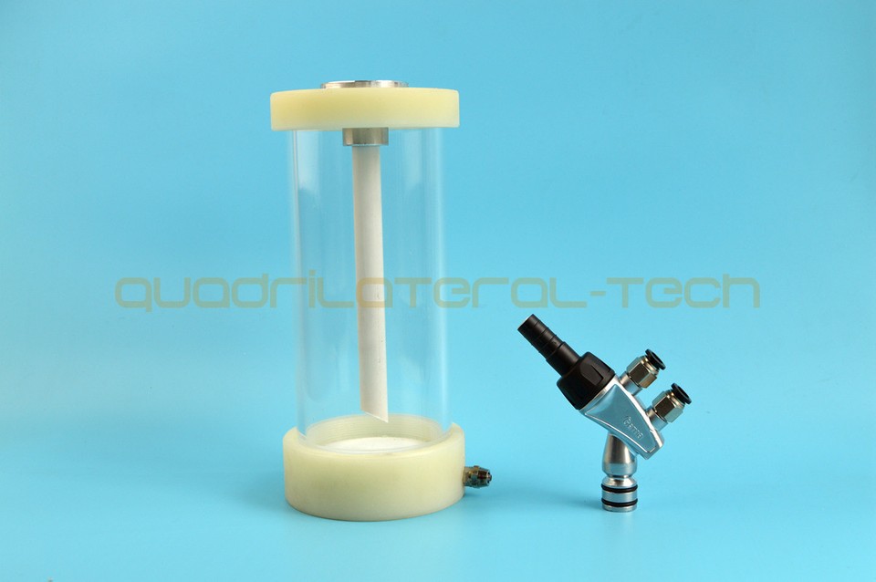 Fluidized powder hopper cup (1L) with pump for powder coating machine ...