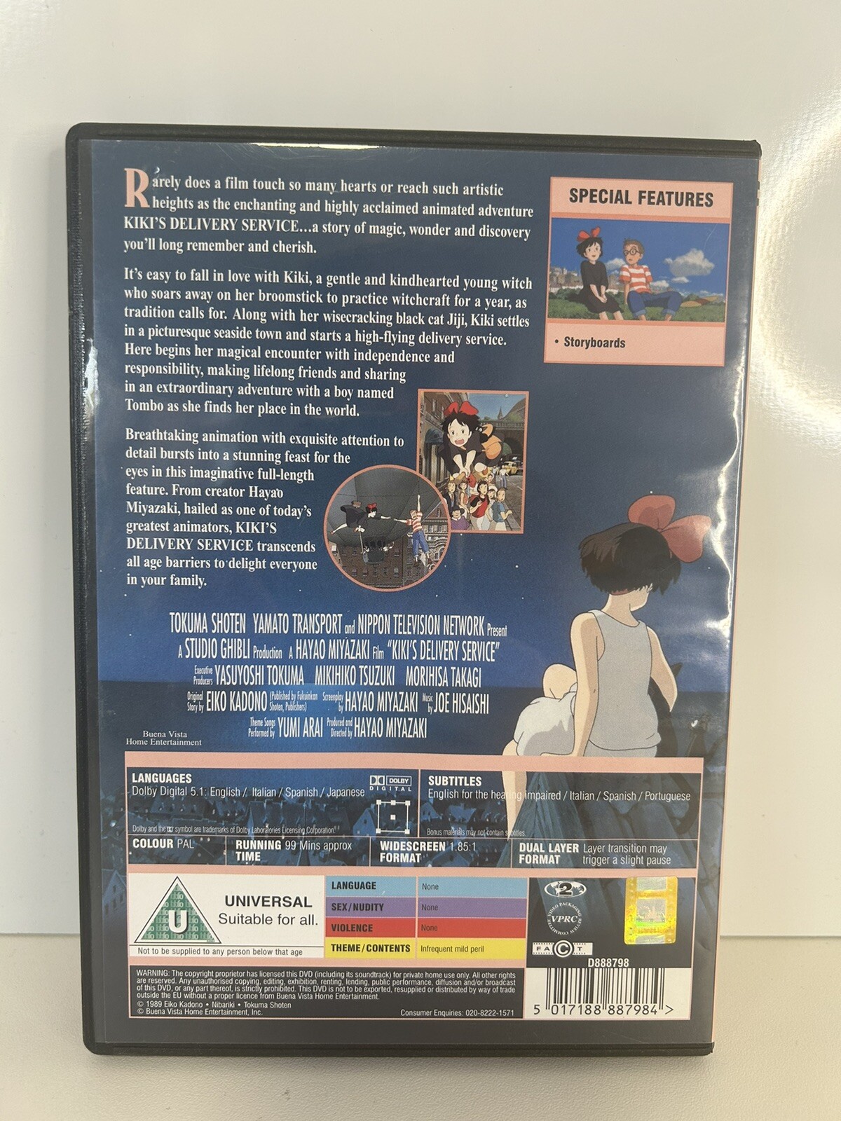 Kiki's Delivery Service (DVD, 2003) Studio Ghibli Japanese Anime | eBay