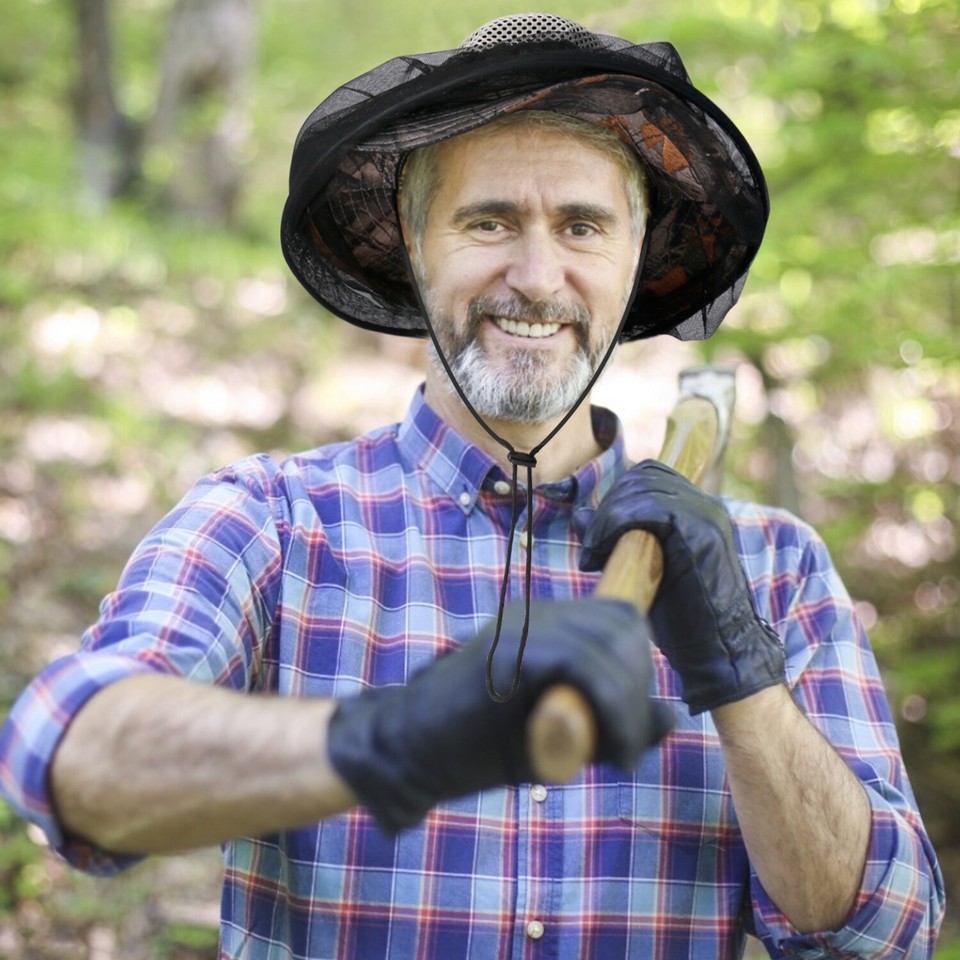 Anti-Mosquito Bug Bee Insect Head Net Hat Cap Sun Protection for ...
