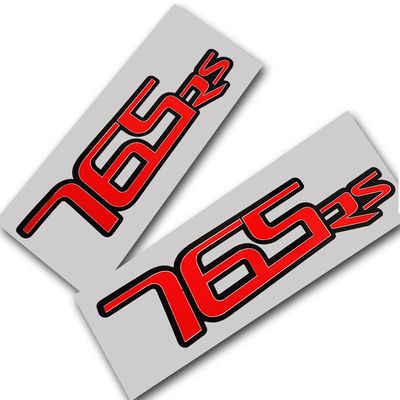 Street triple 765 RS graphics stickers decals x 2 red white black | eBay UK
