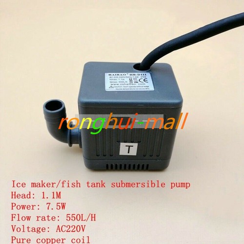 1Pcs New For HAIBAO Universal HB-702 Ice Maker Water Pump HB-D111 550L ...