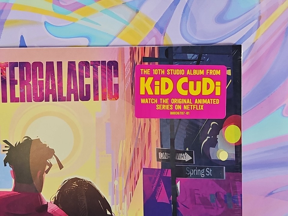 Kid Cudi - Entergalactic (Record, 2022) New Sealed Hot Pink B0036708-01 ...