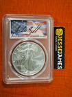 2023 SILVER EAGLE PCGS MS70 FLAG PAUL BALAN SIGNED FIRST DAY OF ISSUE ...