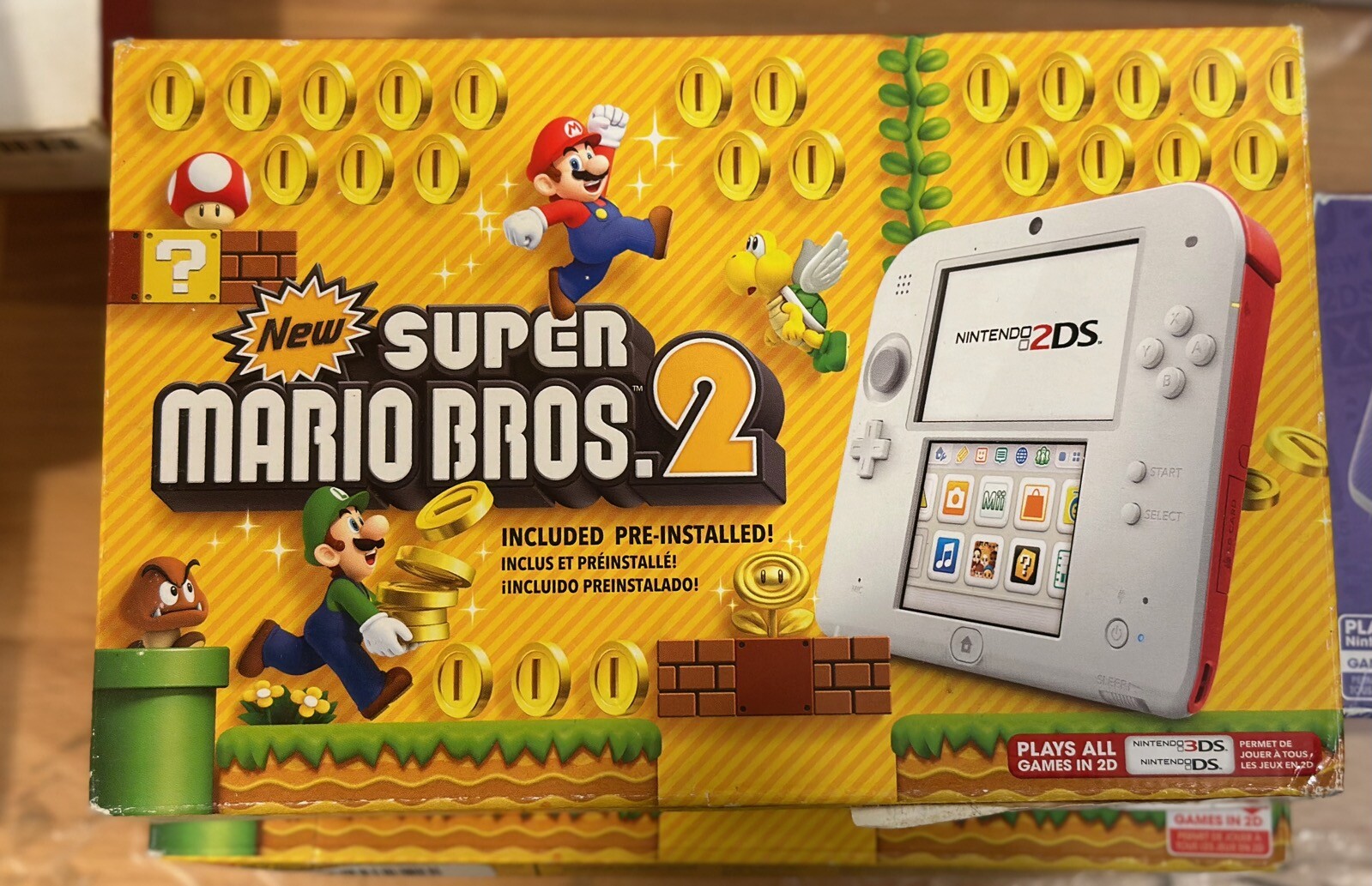 Nintendo 2DS Super Mario Bros. 2 Console Bundle - Scarlet Red | eBay
