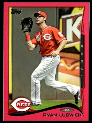 2014 Topps 583 Ryan Ludwick Cincinnati Reds Mother's Day Pink 04/50 | eBay