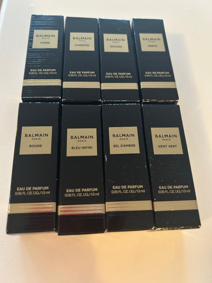 Balmain Eau de Parfum sample spray 1.5 ml NEW! You Choose! Buy more and ...