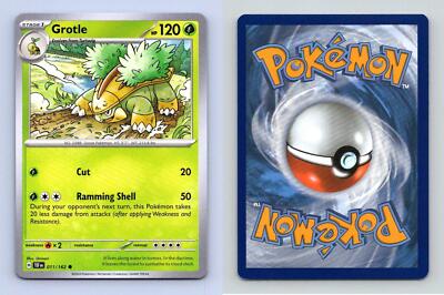 Grotle #11/162 Scarlet & Violet Temporal Forces 2024 Pokemon Common TCG ...