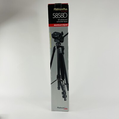 Sunpak Platinum Plus by Sunpak 5858D Photo/Video Tripod Black SKU:1169 ...