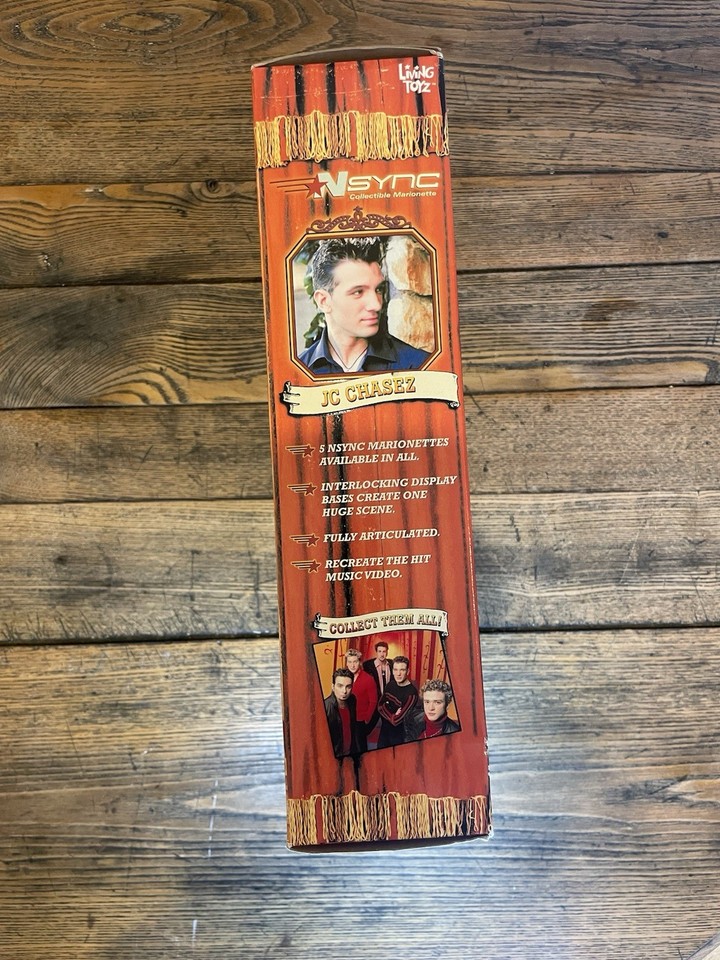 NSYNC Living Toys JC Chasez Marionette Action Figure NIB | eBay