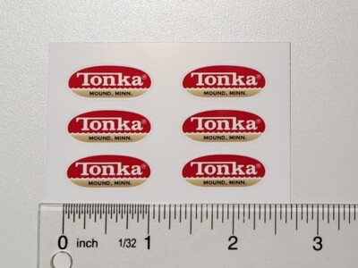 Mini Tonka Logo Sticker 1963 To 1969 Vintage For Jeep Cherokee Truck | eBay