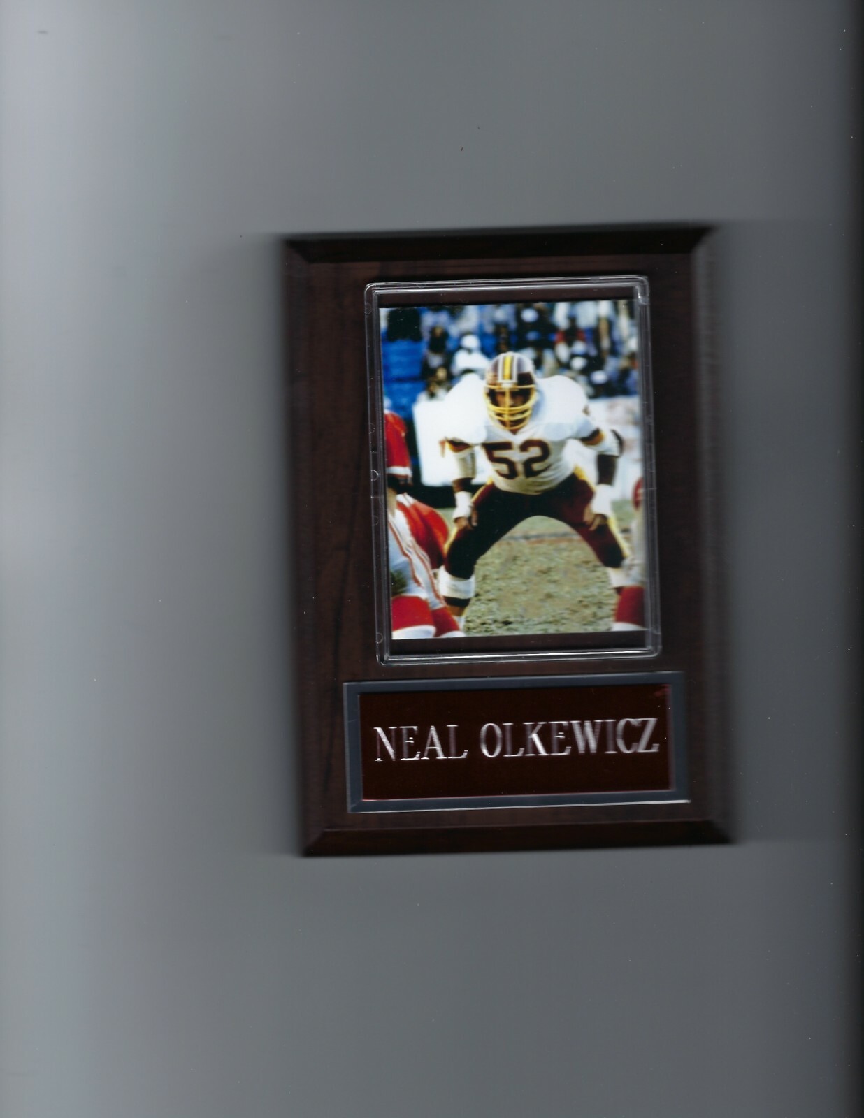 NEAL OLKEWICZ PLAQUE WASHINGTON REDSKINS FOOTBALL NFL | eBay