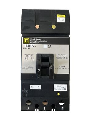 Circuit Breakers - 125 Amp 3 Pole Circuit Breakers