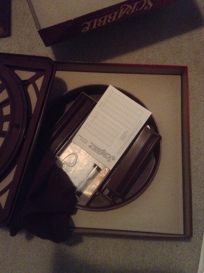 SCRABBLE DELUXE TURNTABLE 2001 PARKER BROS. 100% COMPLETE | eBay