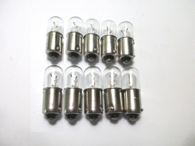 10 New #47 6.3V 0.15A Bayonet Base Antique Radio Dial Lamp Fender Amp ...