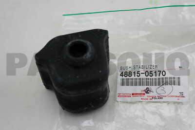4881505170 Genuine Toyota BUSH, FRONT STABILIZER BAR, NO.1 48815-05170 ...