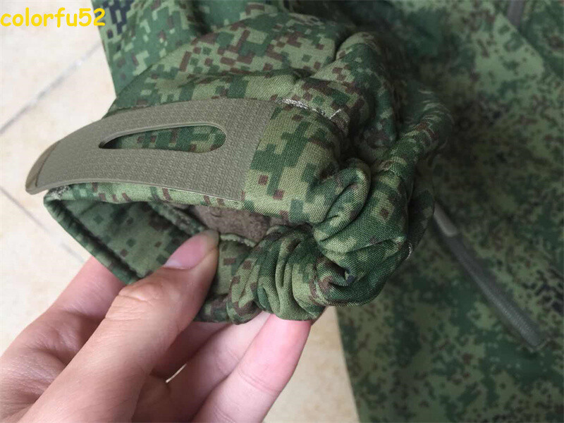 Russian EMR Green Camo Tactical Jacket Waterproof Fleece Outwear Zipper ...