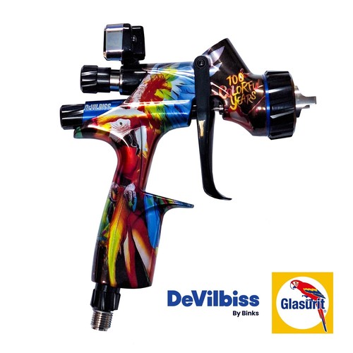 DEVILBISS DV1 1.4mm 100 YEAR GLASURIT LIMITED EDITION DIGITAL SPRAY GUN + EX CAP | eBay Australia