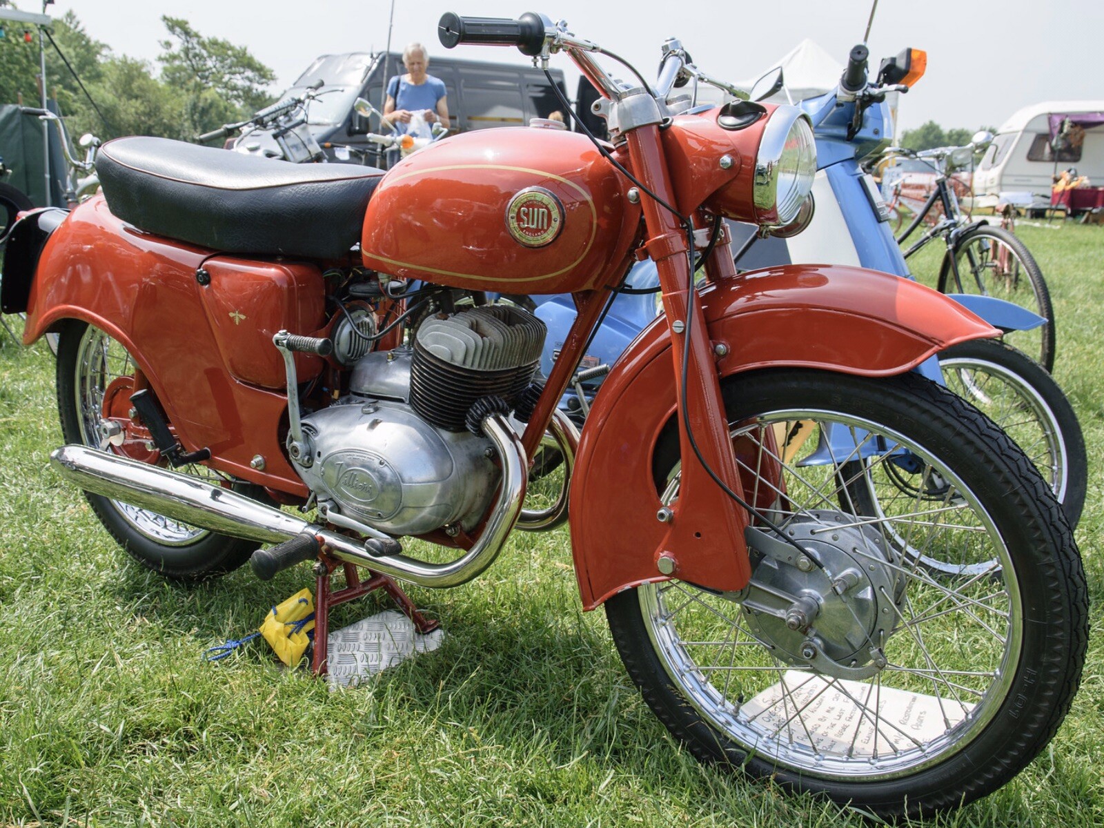 🇬🇧 Sun Motorcycle Tank Badges Emblems The Sun Overlander 250cc Twin ...