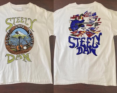 Vintage Steely Dan 1993 World Tour T-Shirt, Steely Dan Tour 93 Shirt ...