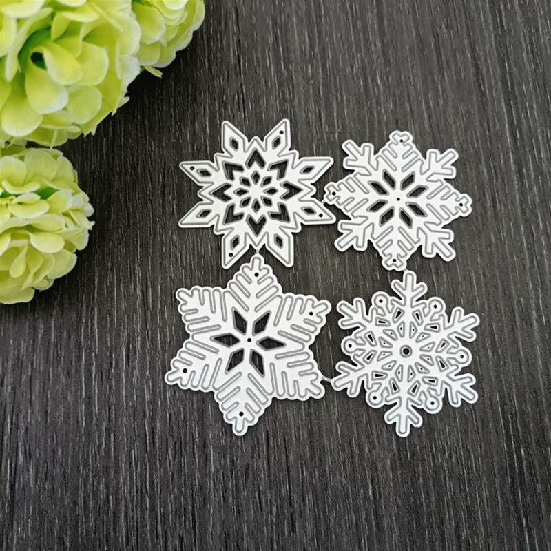 Winter Snowflakes Cutting Die 4 Different Sizes Winter Snowflakes ...