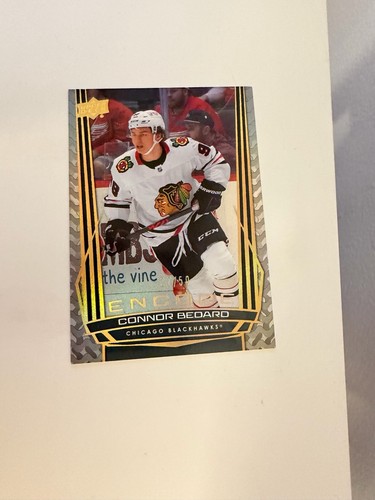 Connor Bedard 2025-26 Upper Deck Encore Gold 27/50 Chicago Blackhawks ...
