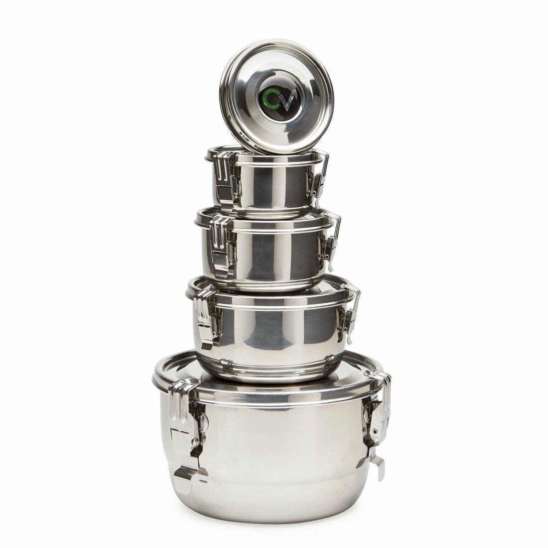 CVault 2LITER Humidity Control Airtight Stash Metal Container+ Boveda ...