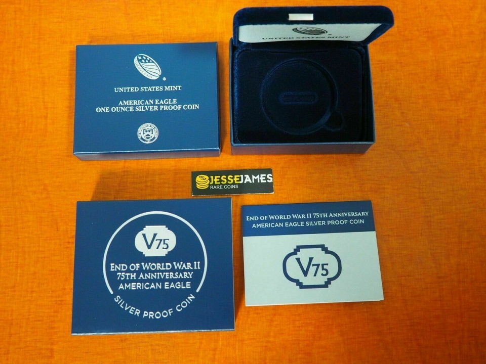 2020 W PROOF SILVER EAGLE WORLD WAR II V75 PRIVY NGC PF70 FR MERCANTI ...