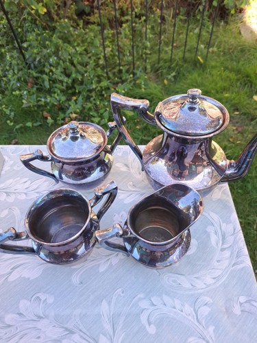 Poole Silver Company Tea Set | eBay
