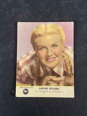 40s/50s Industria Ligure Lombarda Cinema Star - Ginger Rogers | eBay