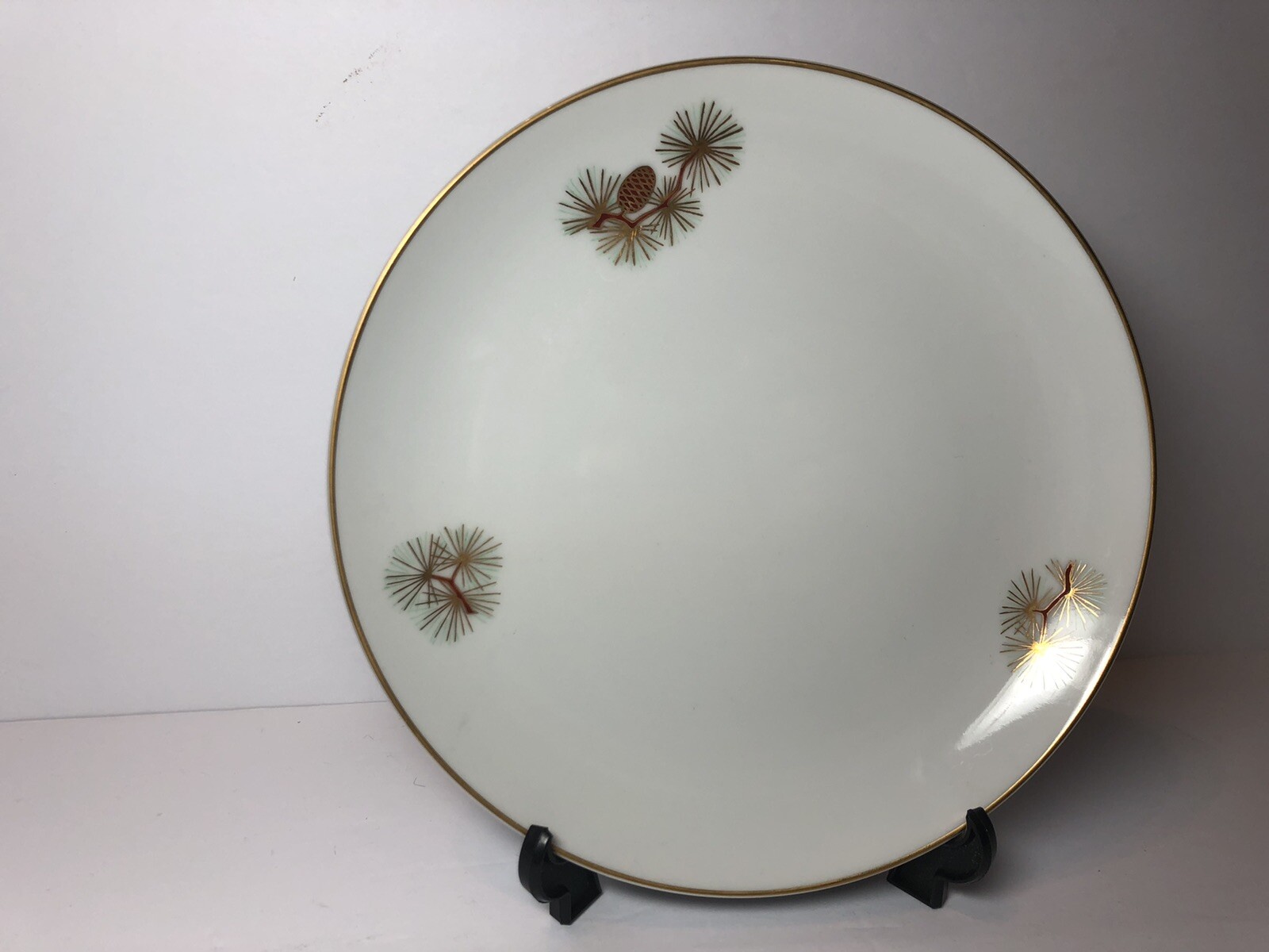 Fukagawa Arita 904 Hand Painted Pine Cone Pattern 7 in Salad Plate MI ...