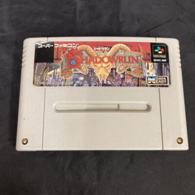 Shadowrun JP Ver. Nintendo Super Famicom SNES Cartrige only | eBay