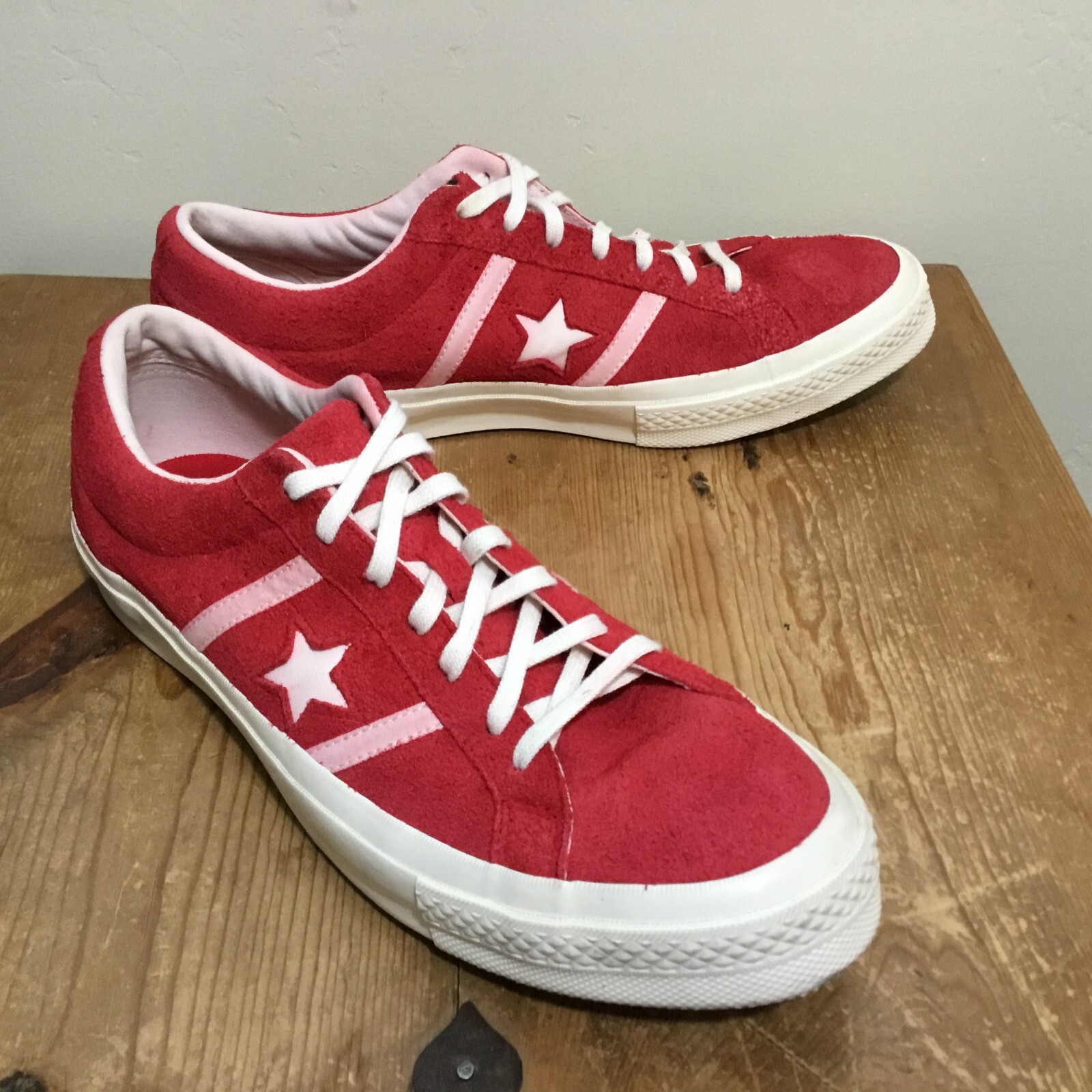 Converse Men One Star Academy Ox Red Leather Low Top … - Gem