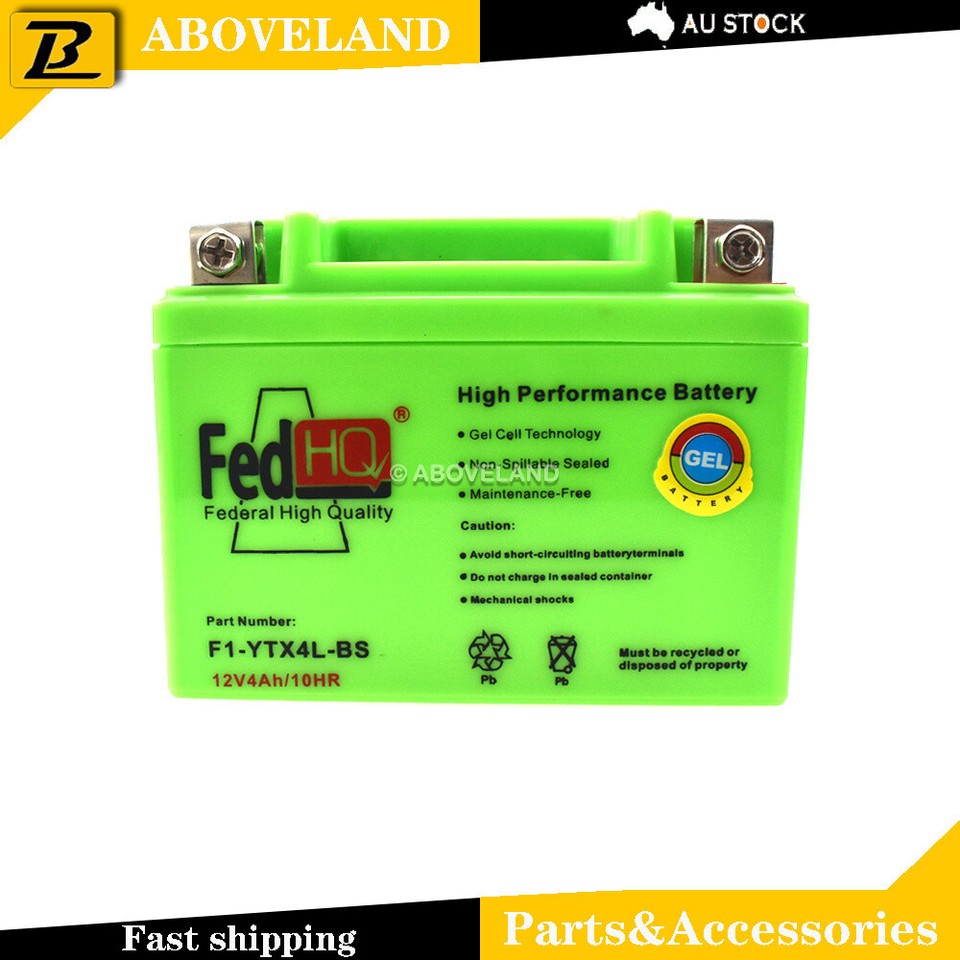 YTX4L-BS Gel Battery 12V 4Ah For Husqvarna Husaberg FE 350 Rockstar ...