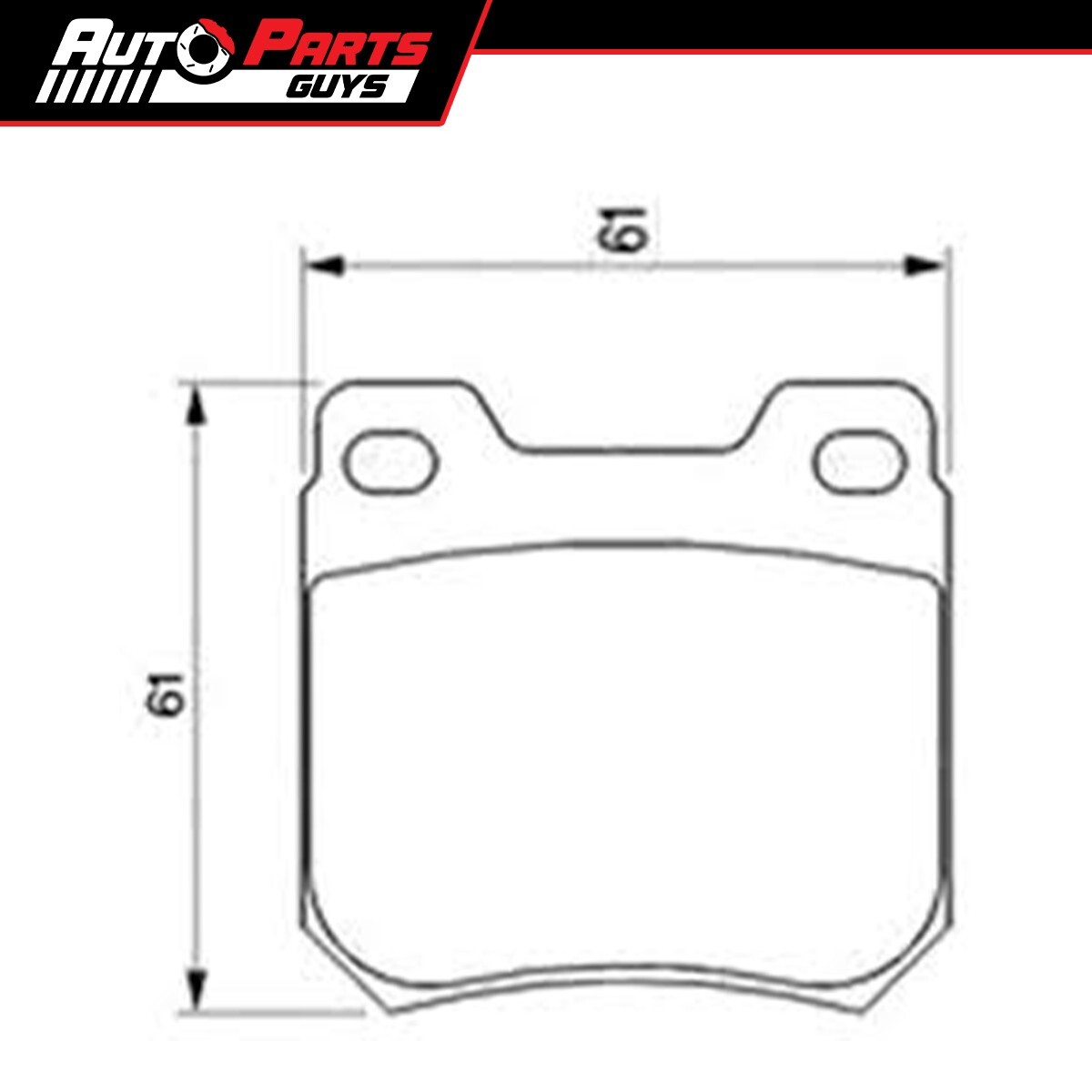 Budget Rear Brake Disc Pads Suits Saab 9-5 2.3L 1997 - 2001 DB1273 | eBay
