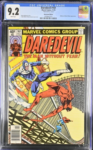 DAREDEVIL #161 CGC 9.2 WP MARK JEWELERS MARVEL COMICS 1979 BULLSEYE BLACK WIDOW | eBay