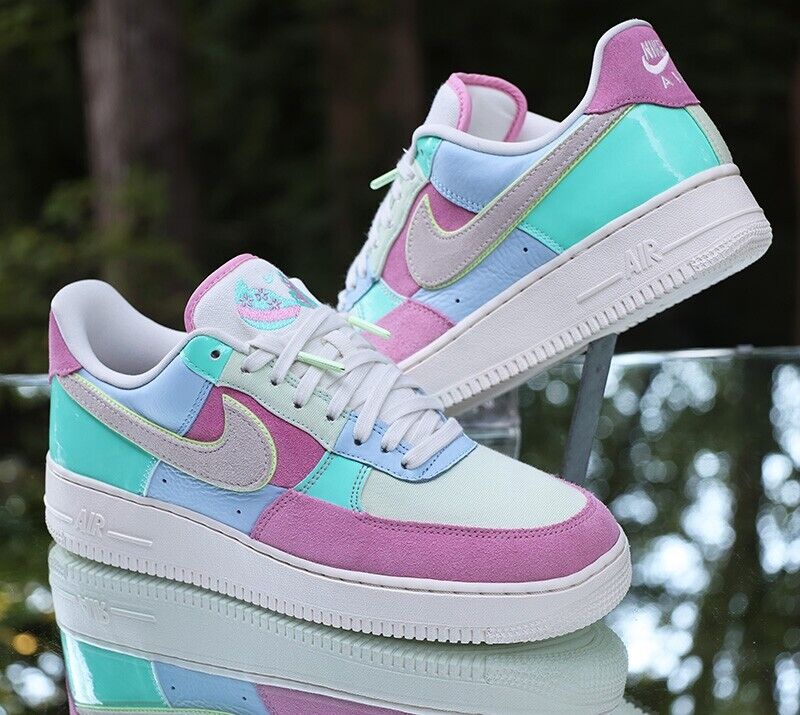 Nike Air Force 1 Low Easter Men's Size 9.5 Spring Patchwork Nike Air Force 1 Low Easter Men's Size 9.5 Spring Patchwork