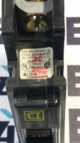 Square D QOU 110 Circuit Breaker 10A 120/240V 1P | eBay