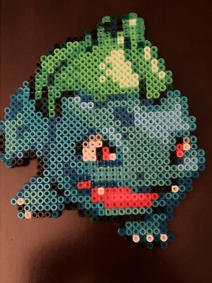 Fuse Bead Art of Bulbasaur the Pokemon! | eBay