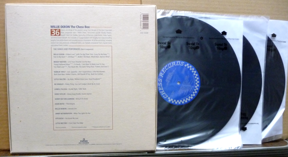 WILLIE DIXON - Chess Vinyl Promo Box Set - 3-LP - Rare Limited Edition ...
