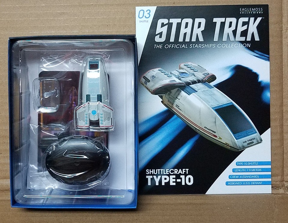Star Trek Eaglemoss Collectible Starship Shuttle Shuttlecraft Your ...